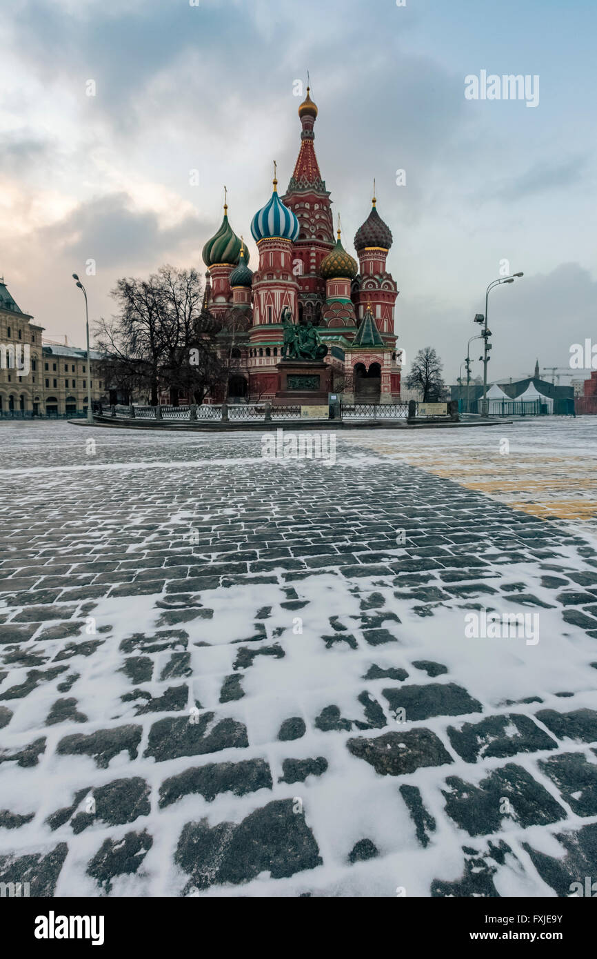 Russia, Moscow, Red Square, St. Basil's Cathedral Stock Photo - Alamy