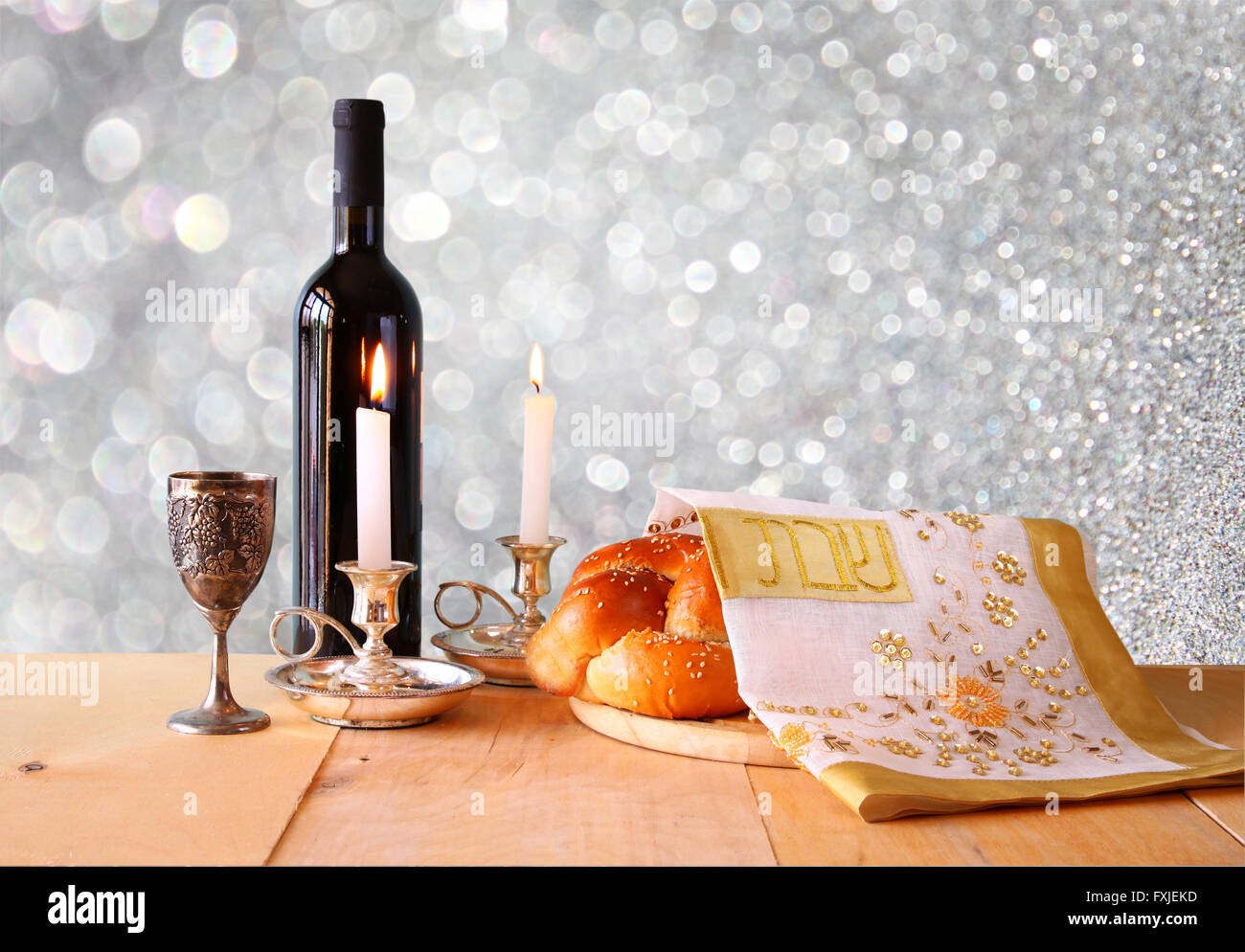 Sabbath image. jewish religion concept Stock Photo - Alamy
