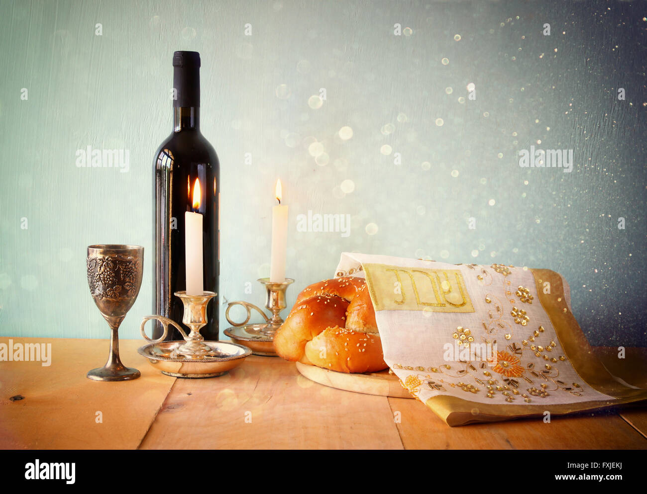 Sabbath image. jewish religion concept Stock Photo - Alamy