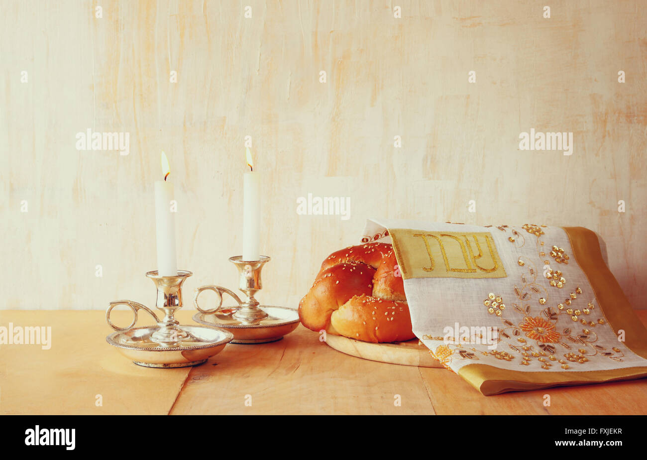 Sabbath image. jewish religion concept Stock Photo - Alamy