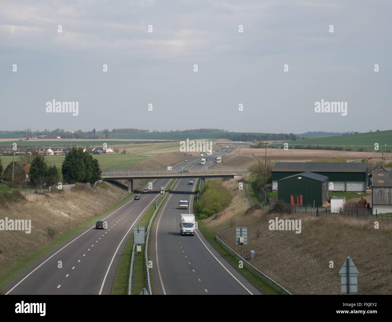 line of pollution across the sky Stock Photo - Alamy