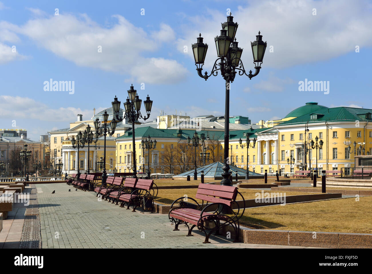 Manezhnaya or Manege Square is large pedestrian open space in Tverskoy ...