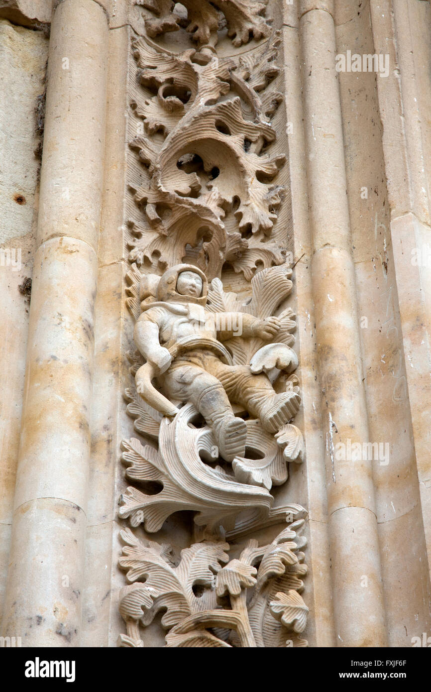 Salamanca Cathedral Church Astronaut