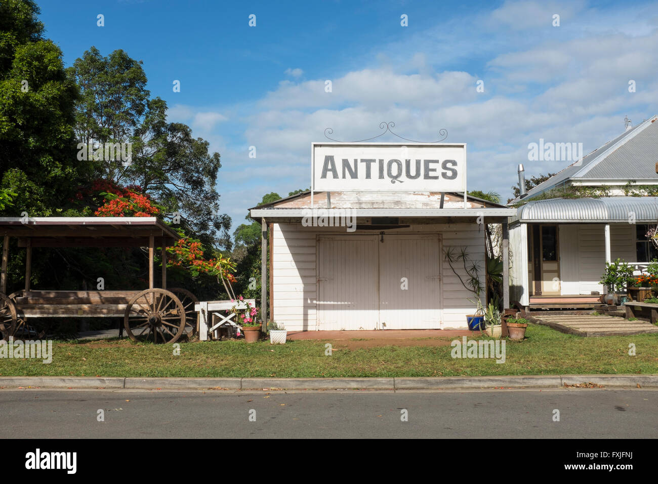 Antiques store, Newrybar, New South Wales Stock Photo - Alamy
