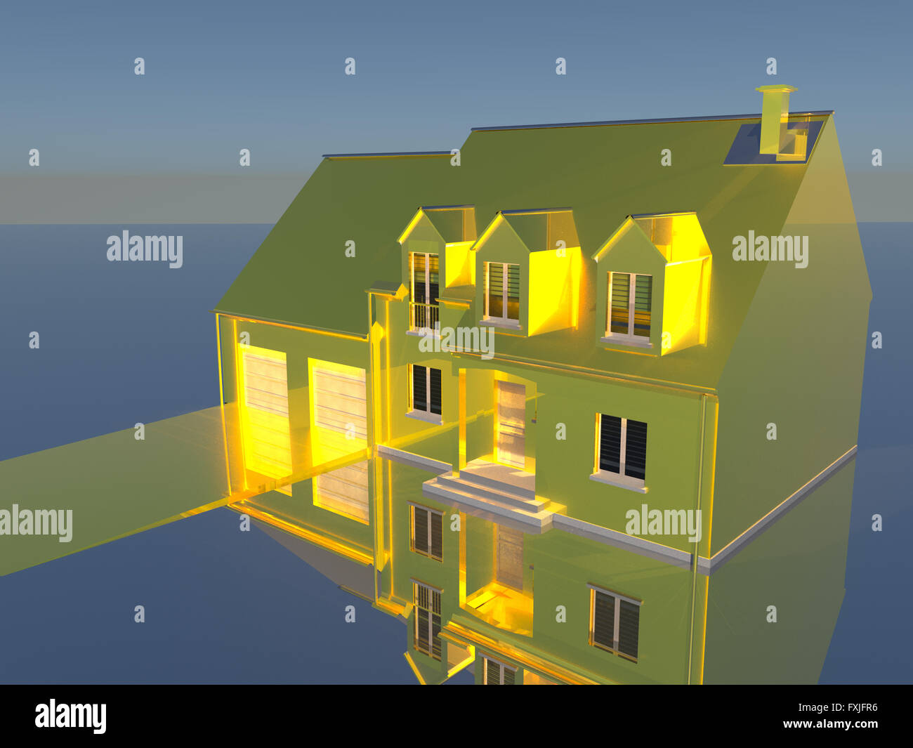 Gold and silver house hi-res stock photography and images - Alamy