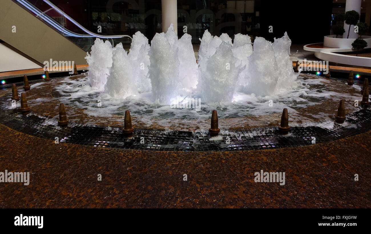 small decorative indoor water fountain Stock Photo - Alamy