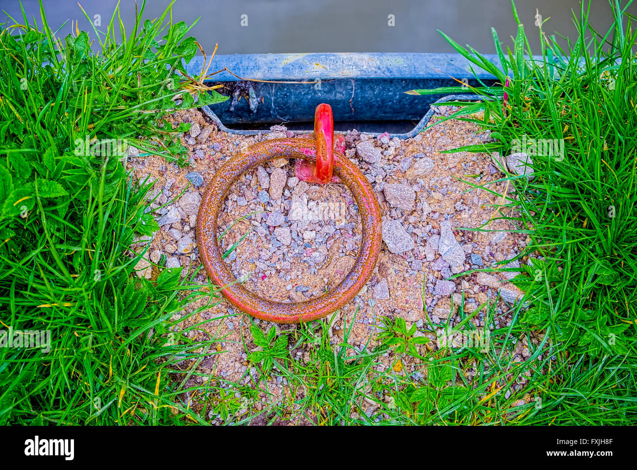 detail of canal narrowboat Stock Photo - Alamy