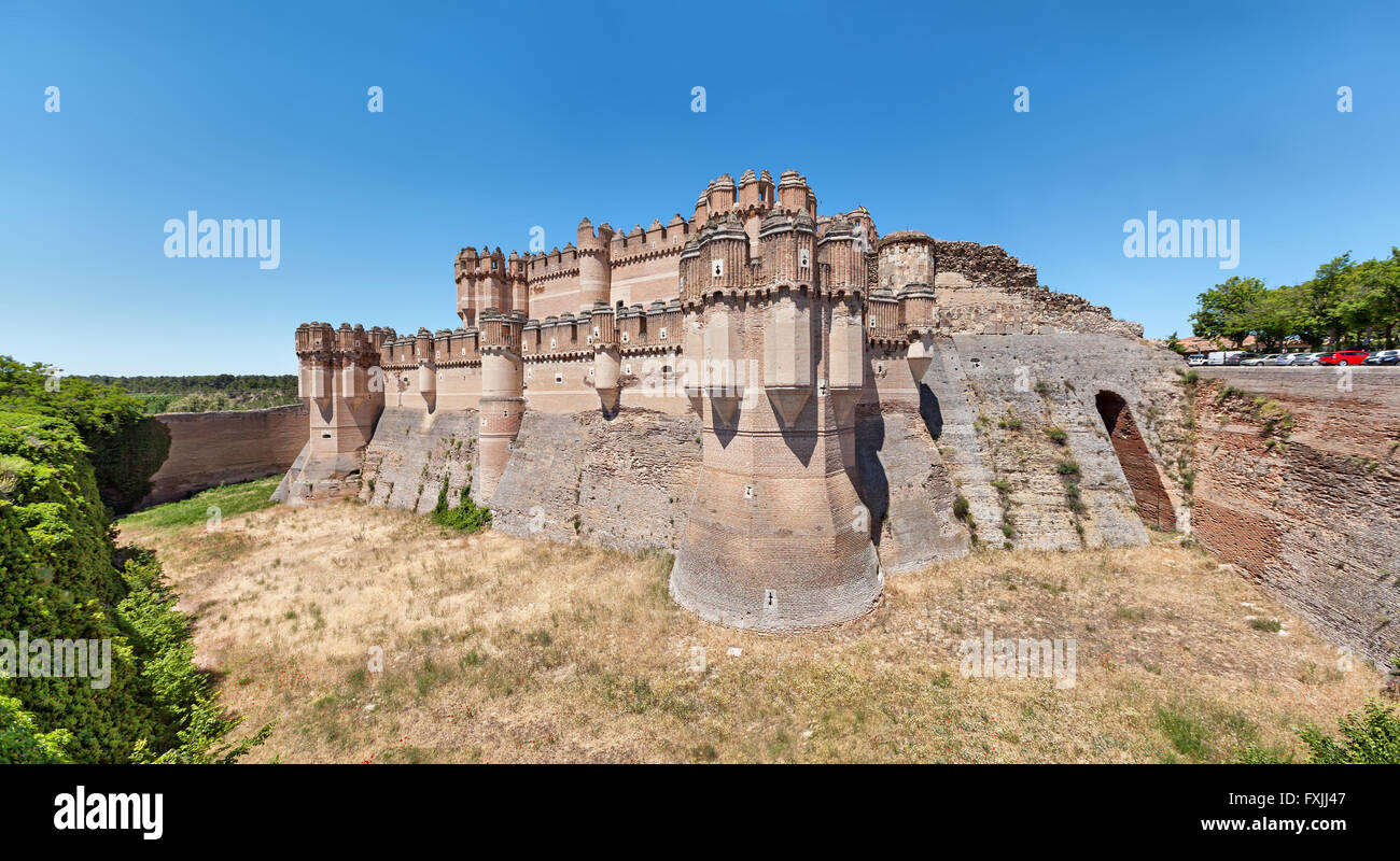 Coca Castle (Castillo de Coca) - 15th century Mudejar castle located in ...