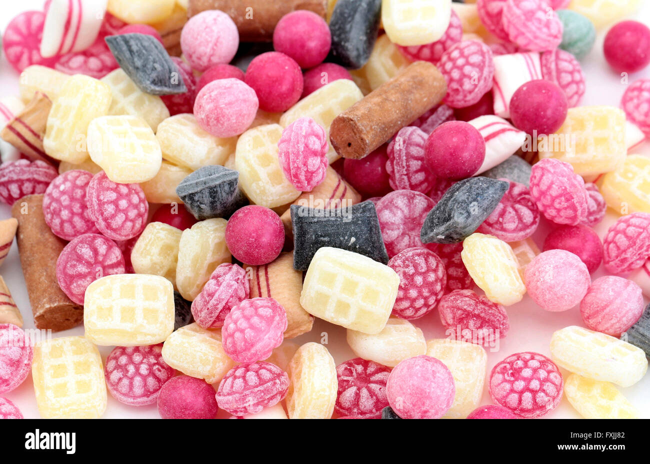A variety of colored candy Stock Photo - Alamy