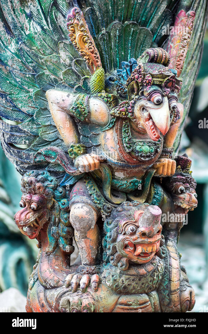 Carving of the Hindu God Garuda Stock Photo - Alamy
