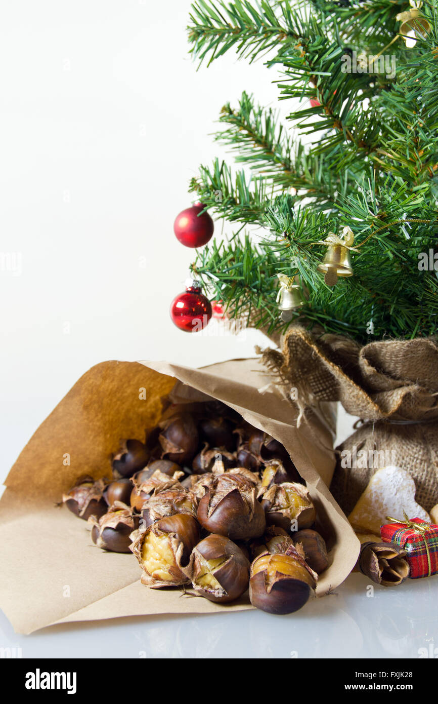Bag of chestnuts hi-res stock photography and images - Alamy