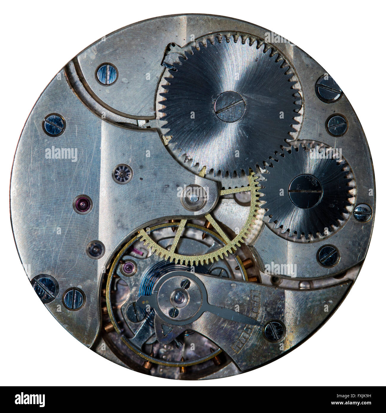 clockwork vintage mechanical pocket watch, high resolution and detail ...