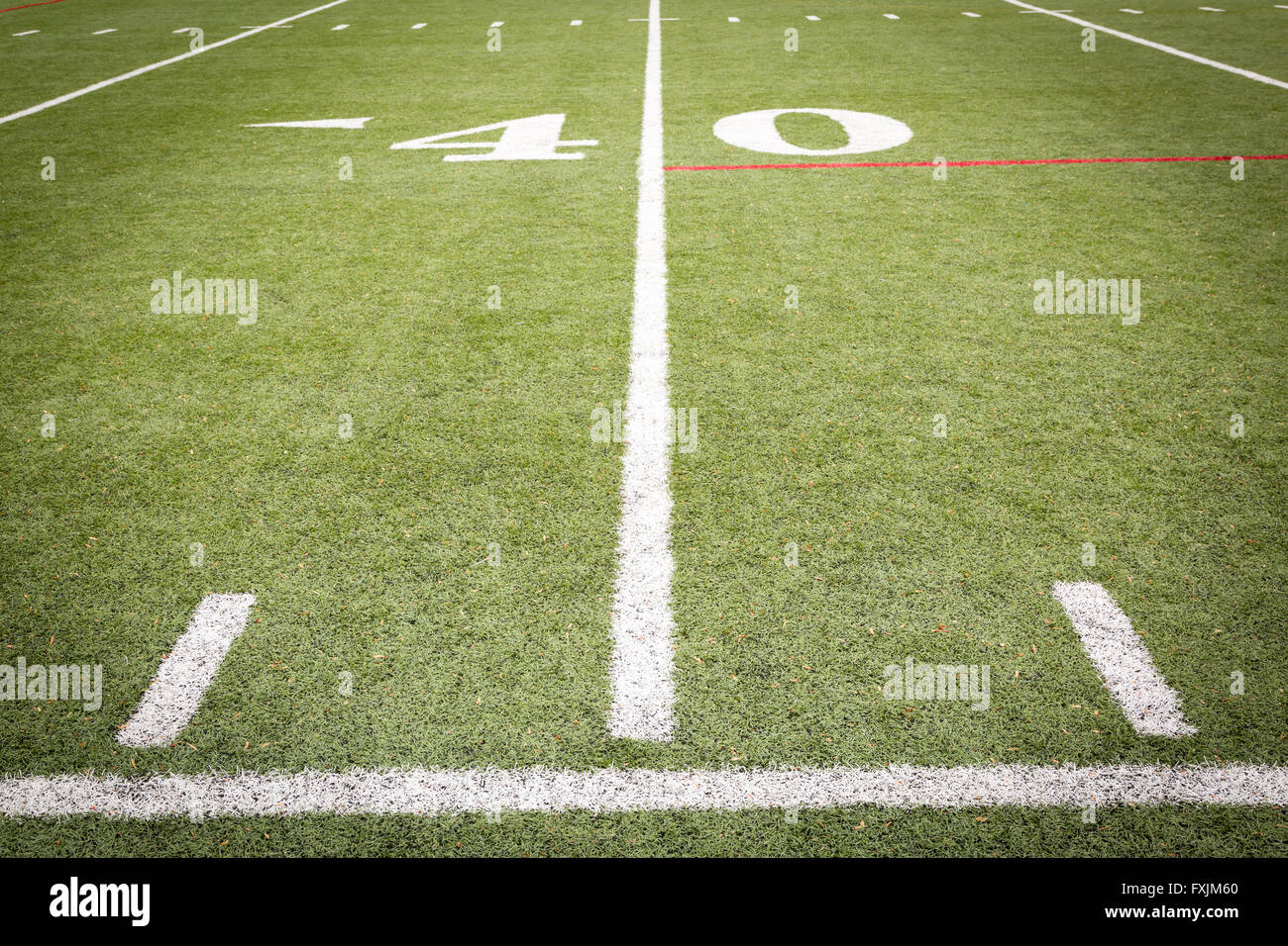 Football field markings Stock Photo - Alamy