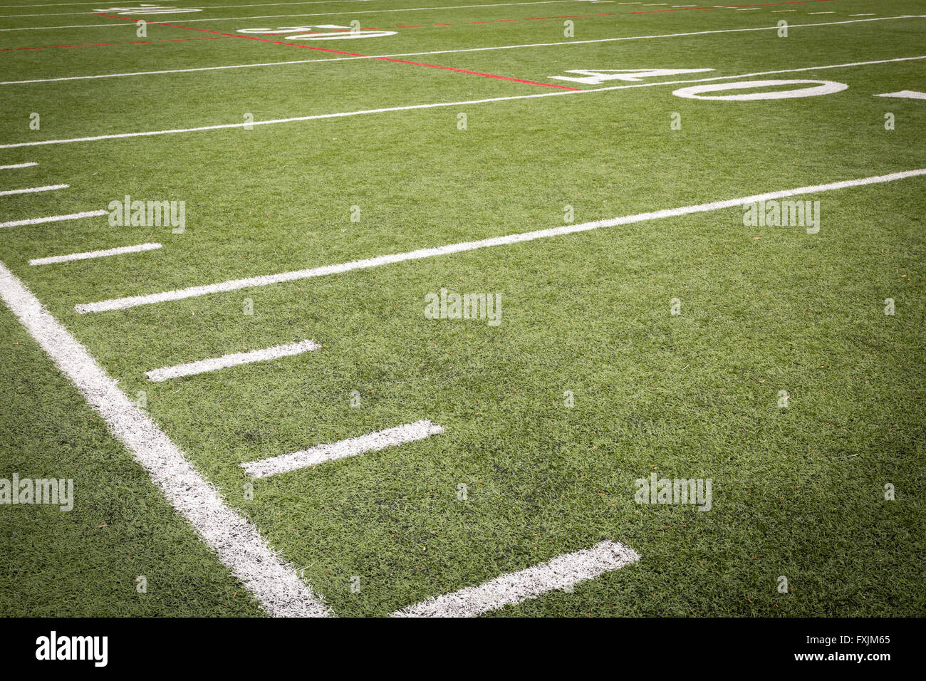 Football field markings Stock Photo - Alamy