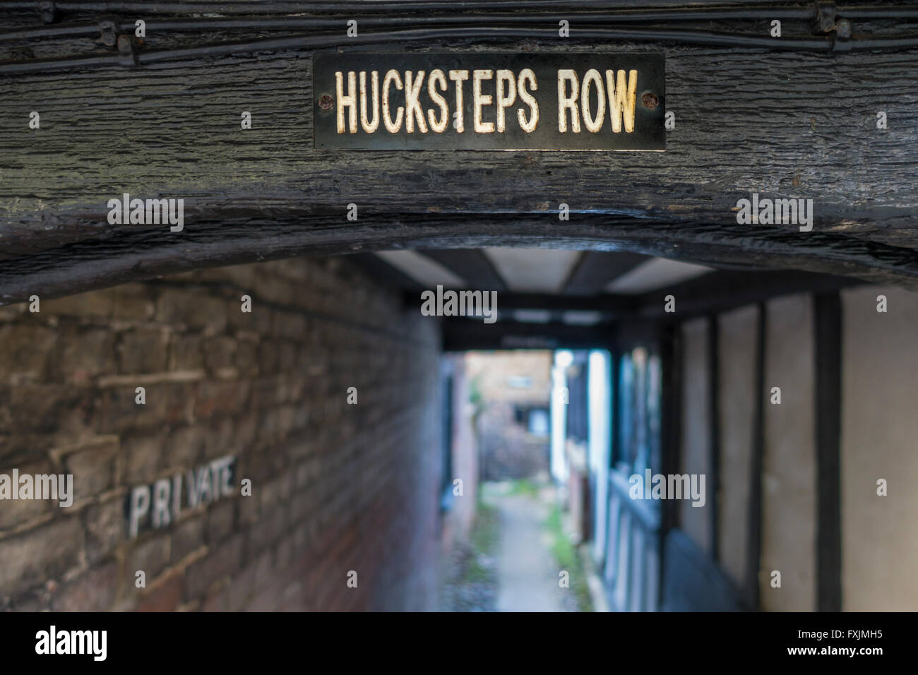 Hucksteps Row Rye East Sussex England Stock Photo - Alamy