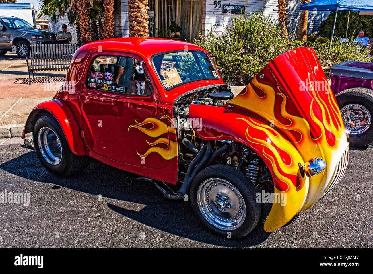 Fiat modified for drag racing Stock Photo - Alamy