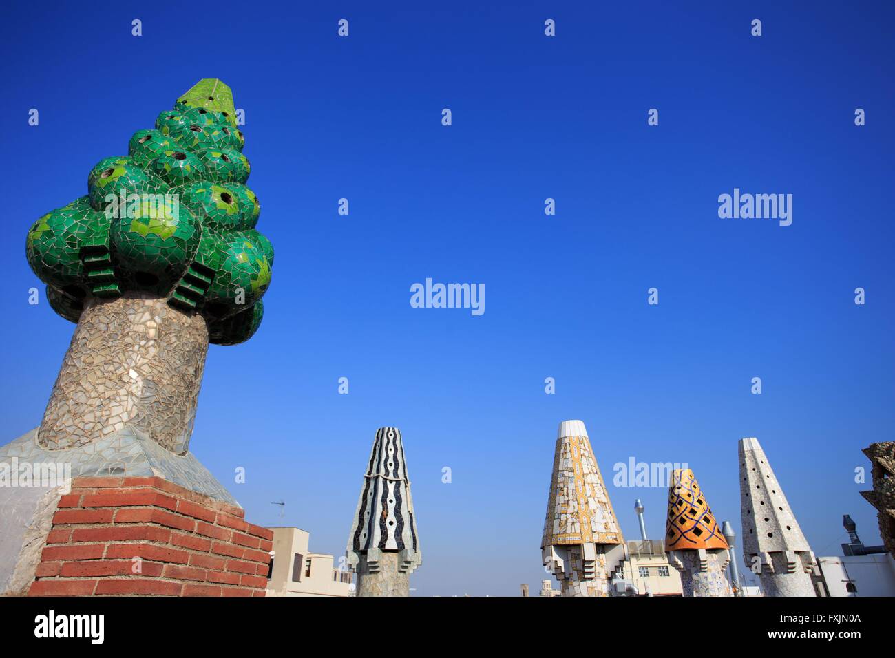 Palau Guell Barcelona High Resolution Stock Photography and Images - Alamy