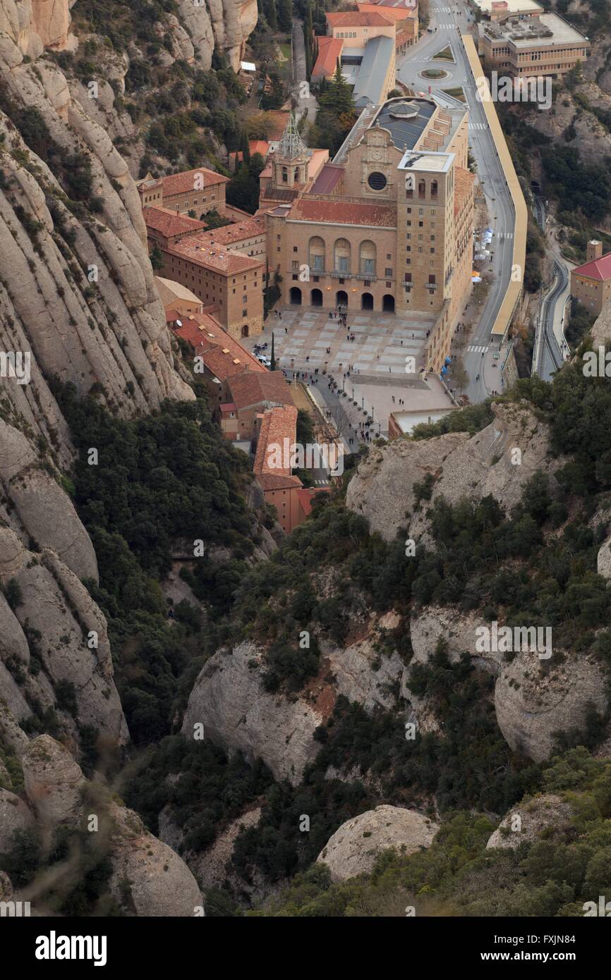 Monastery catalonia cliff hi-res stock photography and images - Alamy