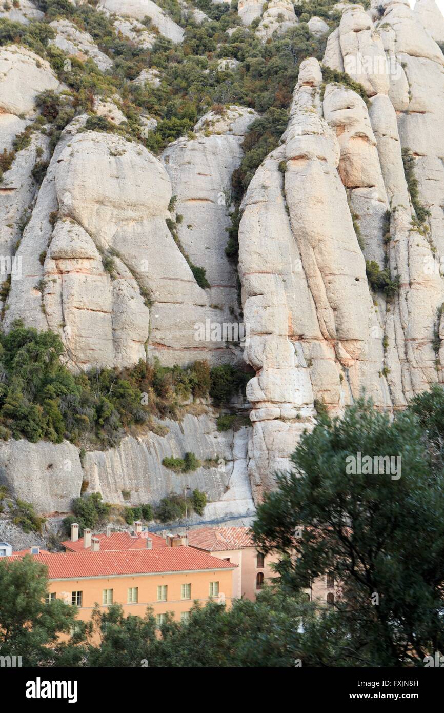 Monastery catalonia cliff hi-res stock photography and images - Alamy