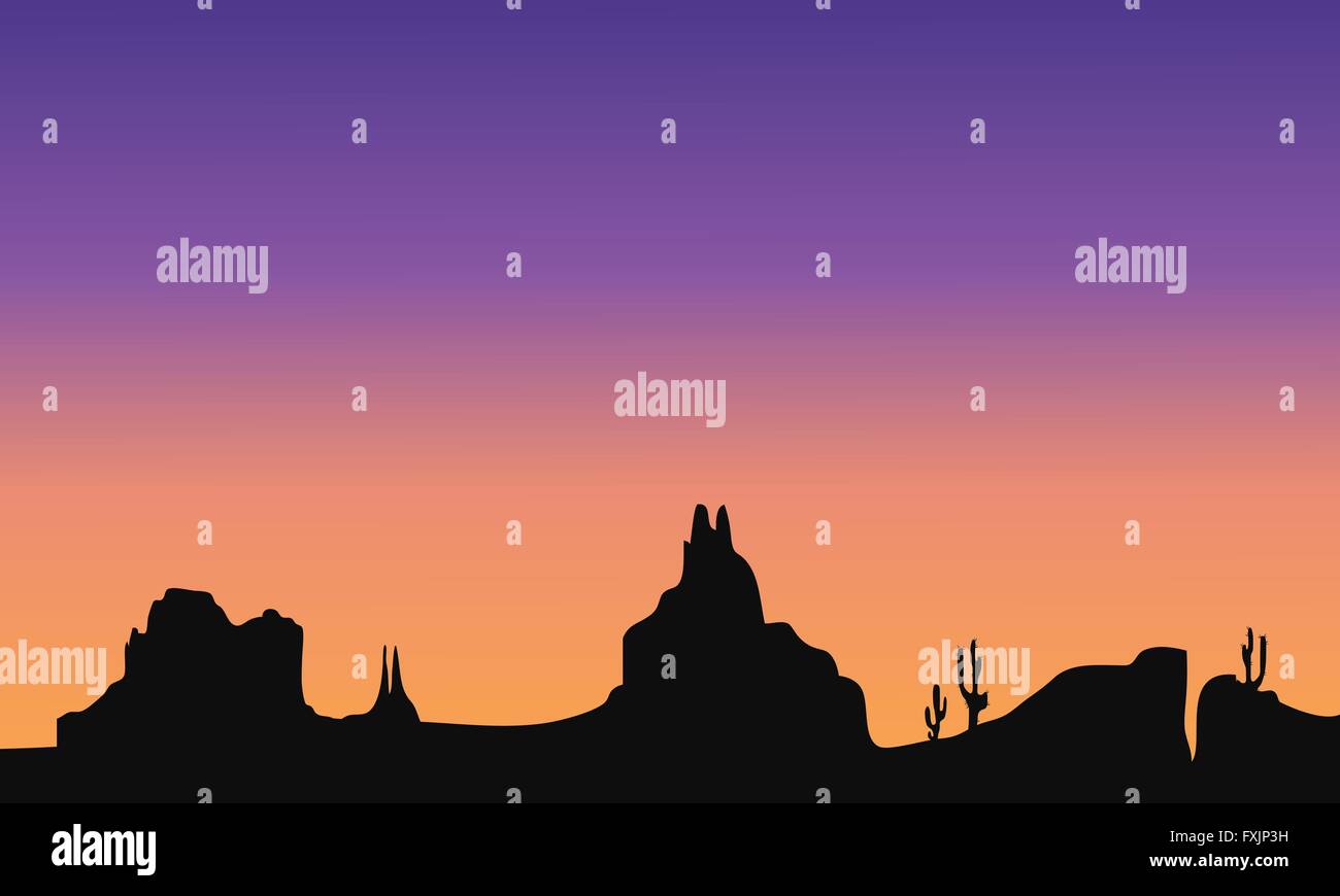 Vector scenery of afternoon at mountains Stock Vector Image & Art - Alamy