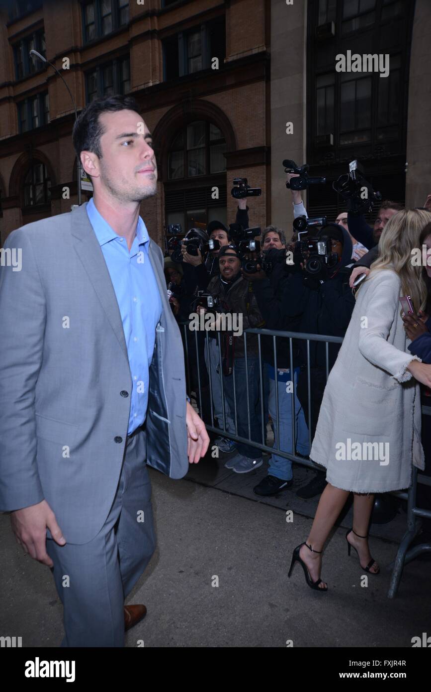 Ben Higgins and Lauren Bushnell at AOL Featuring: Ben Higgins, Lauren ...