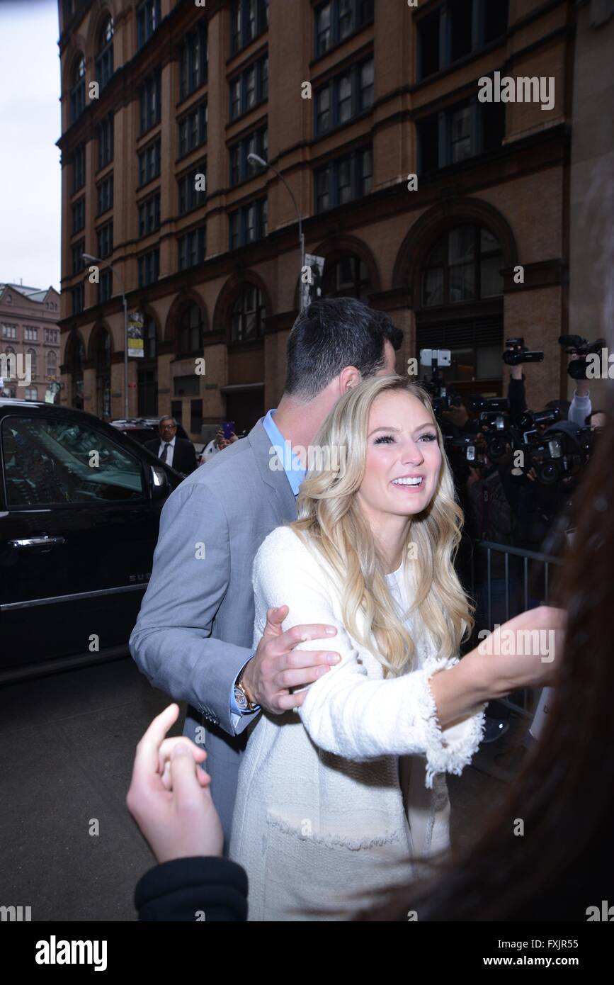 Ben Higgins and Lauren Bushnell at AOL Featuring: Ben Higgins, Lauren ...