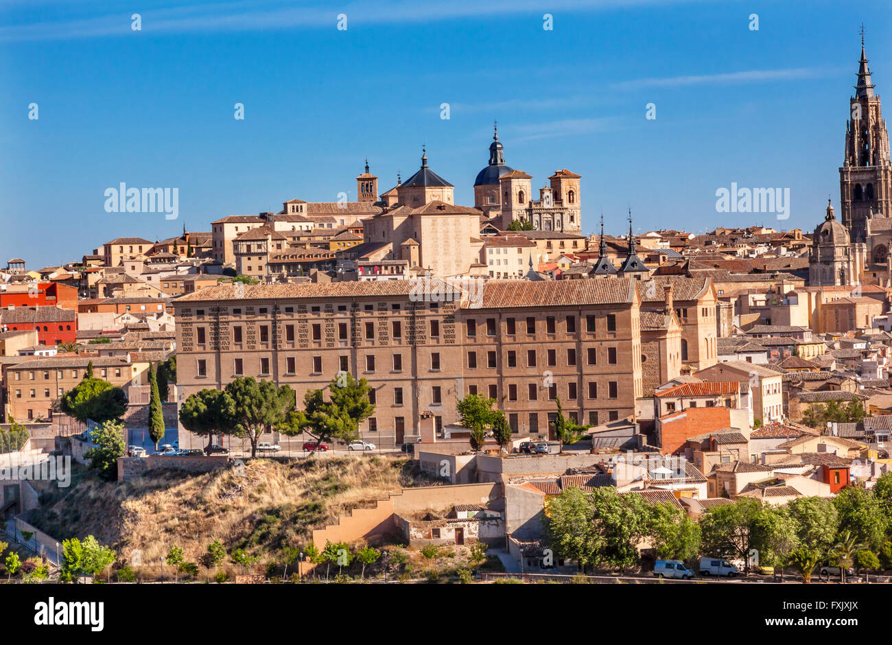 Cathedral Churches Medieval City Toledo Spain. Cathedral started in ...