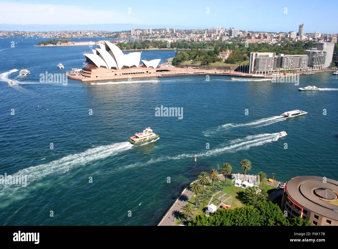 Aerial view of Sydney Harbour, Australia Stock Photo - Alamy