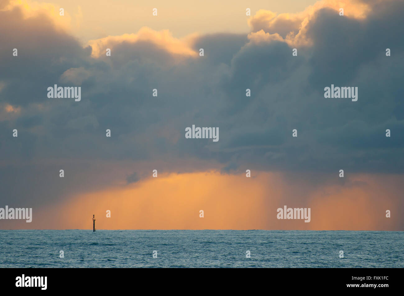 Sunset - Trigg Beach - Australia Stock Photo - Alamy