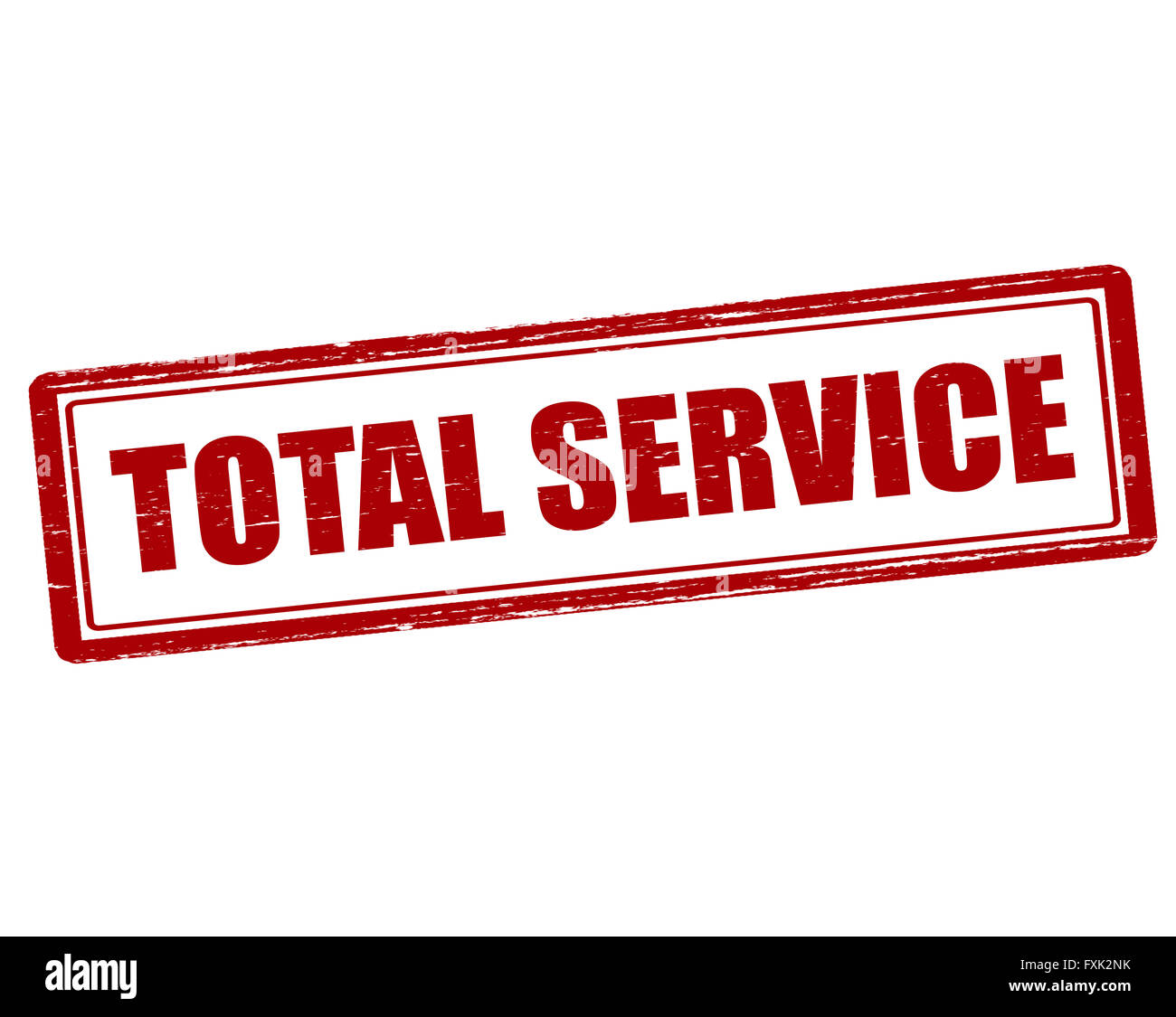 Rubber stamp with text total service inside, vector illustration Stock ...