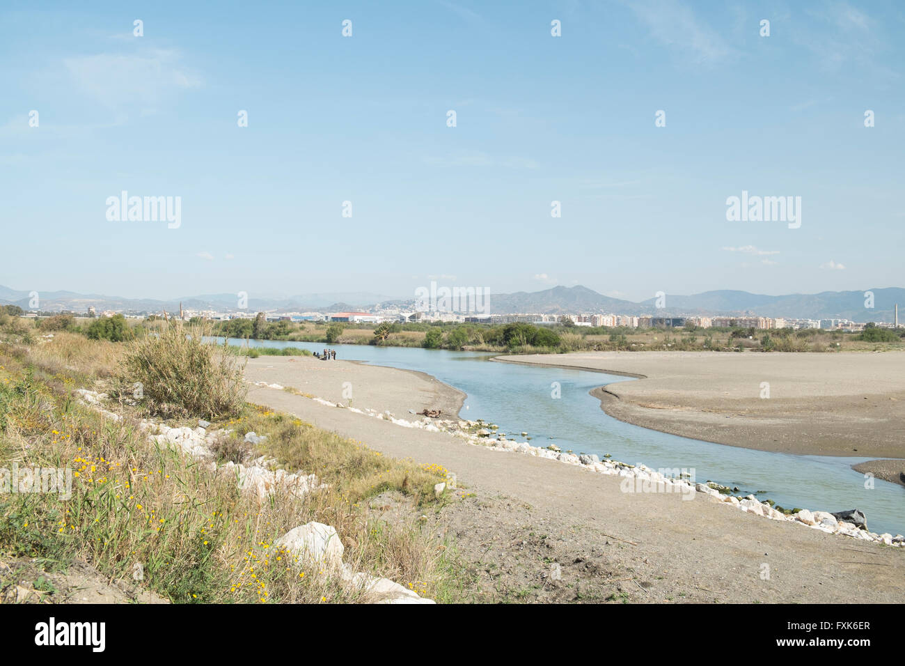 Guadalhorce river. Málaga, Andalusia, Spain Stock Photo - Alamy