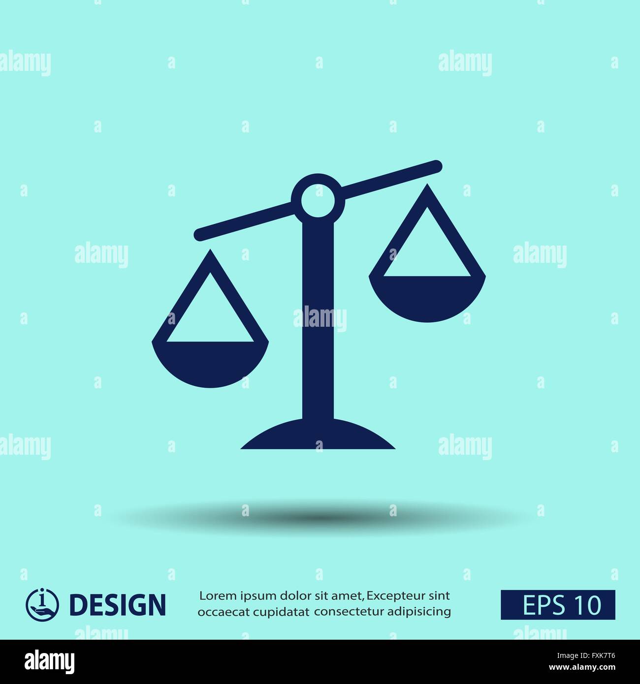 Pictograph of justice scales Stock Vector Image & Art - Alamy