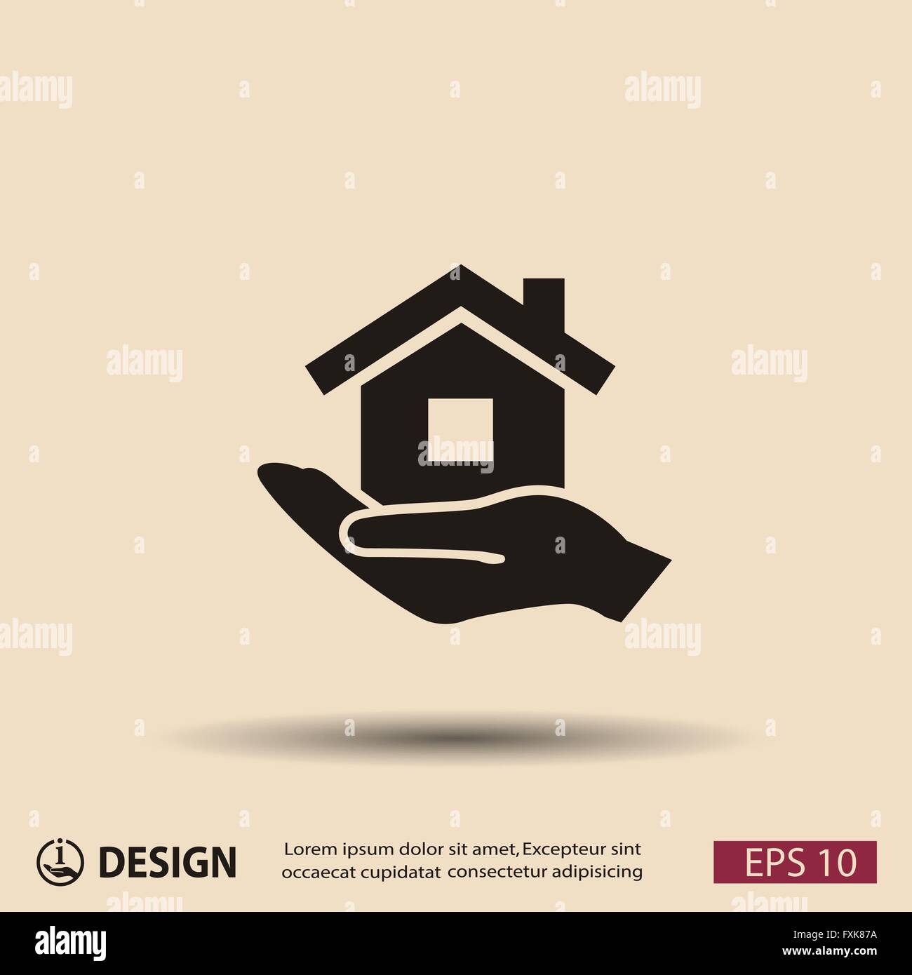 Pictograph of home Stock Vector Image & Art - Alamy