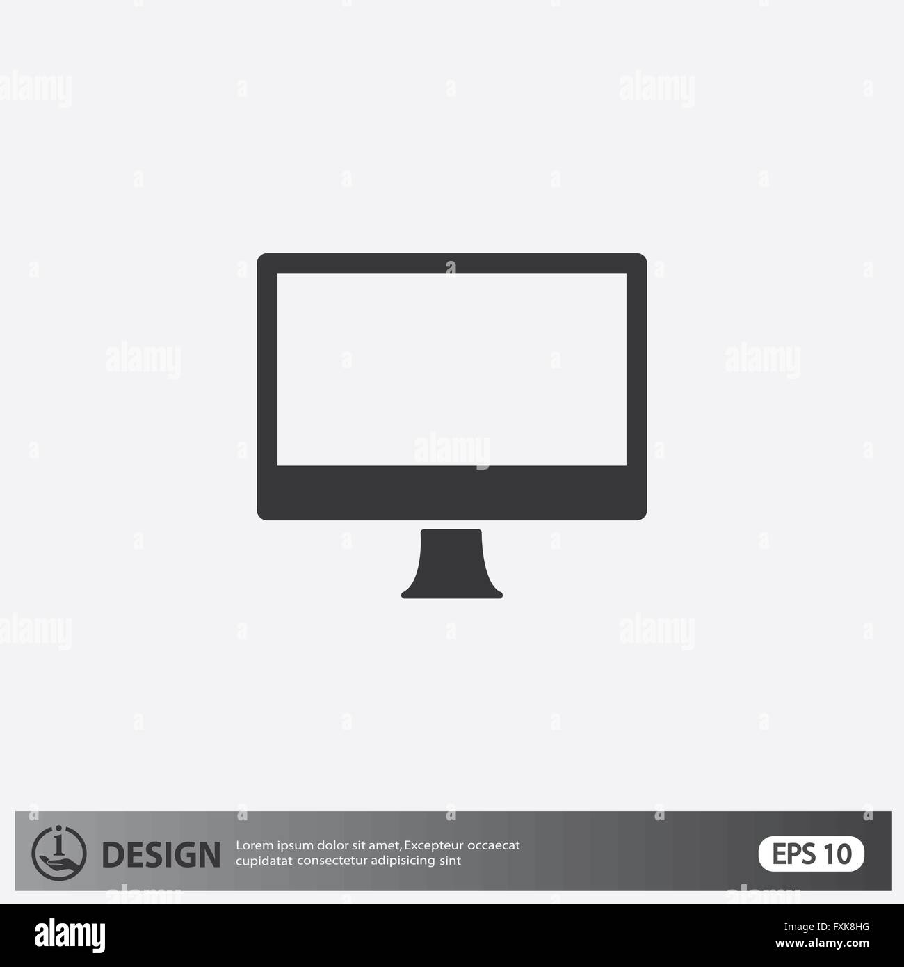 Pictograph of computer Stock Vector Image & Art - Alamy