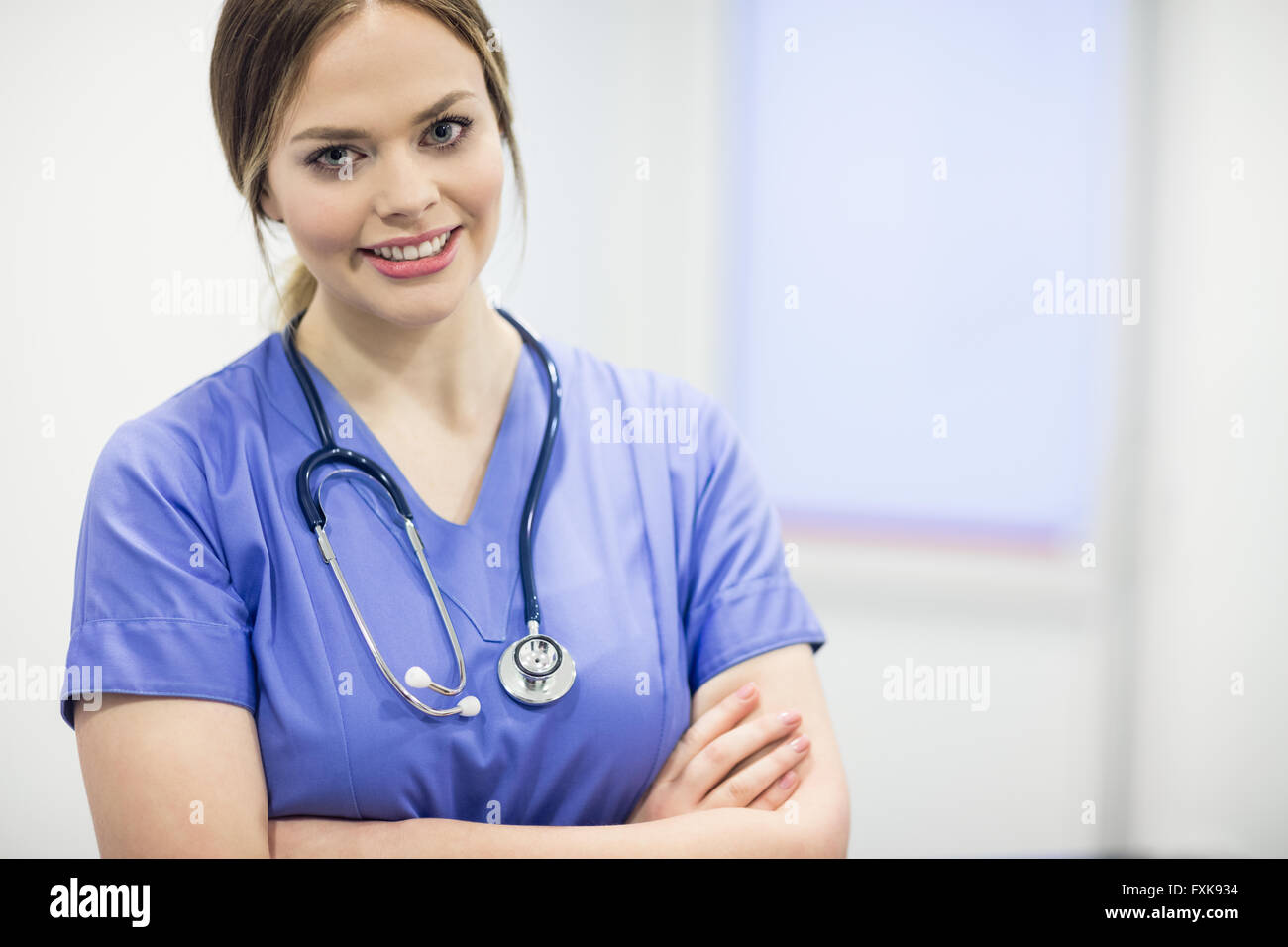Portrait of smiling Vet Stock Photo - Alamy