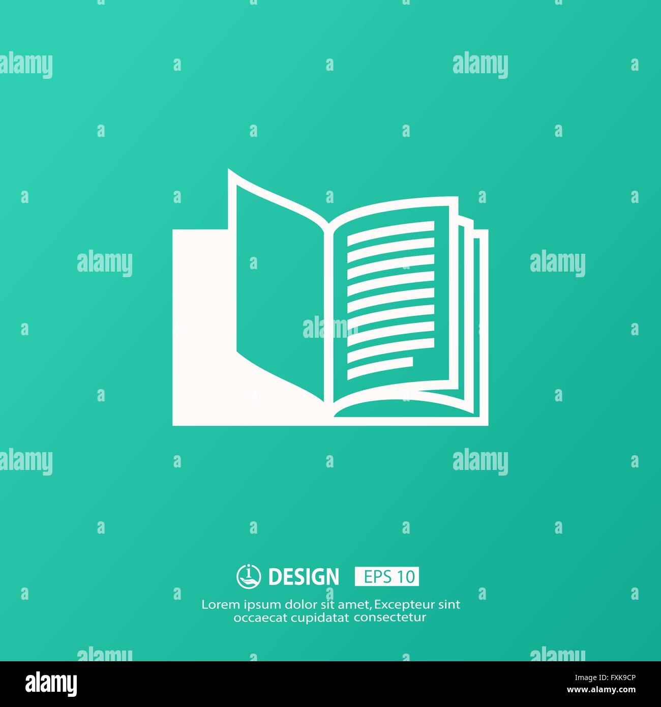 Pictograph of book Stock Vector Image & Art - Alamy