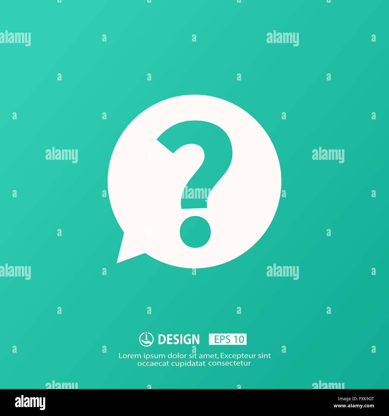 Pictograph of question mark Stock Vector Image & Art - Alamy