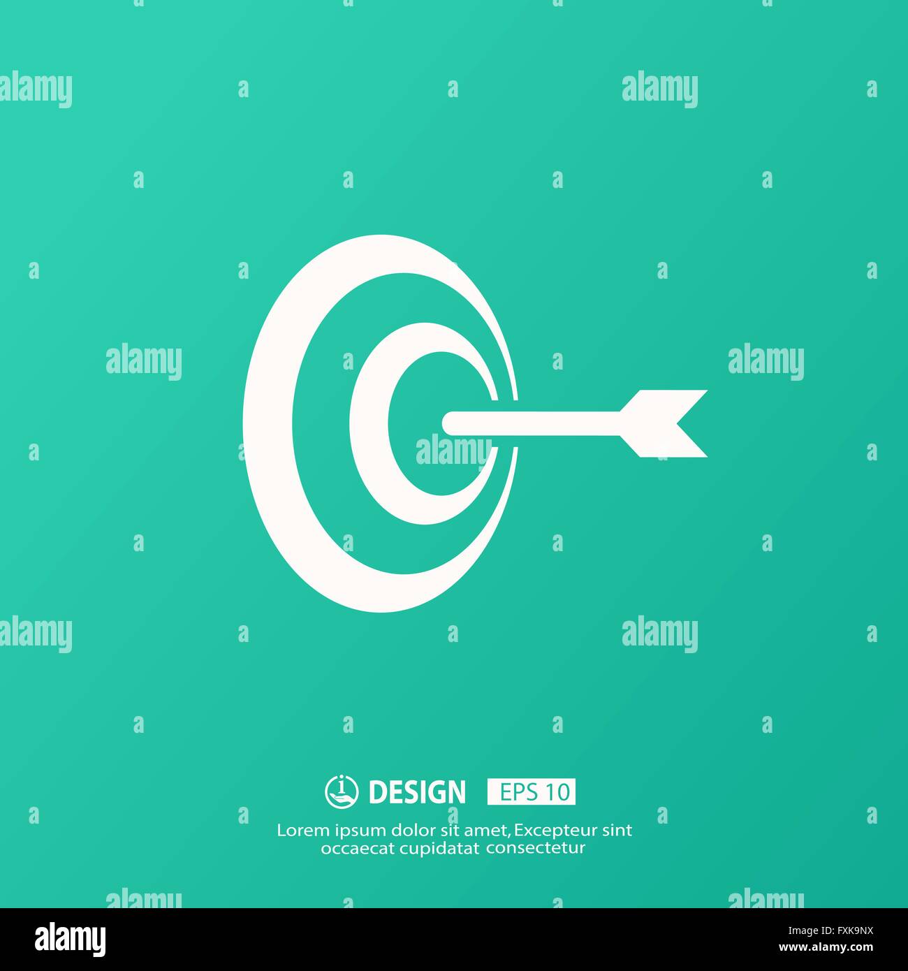 Pictograph of target Stock Vector Image & Art - Alamy