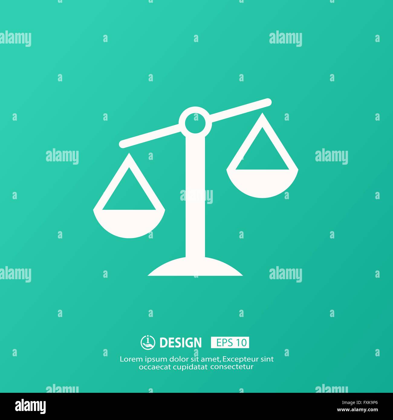 Pictograph of justice scales Stock Vector Image & Art - Alamy
