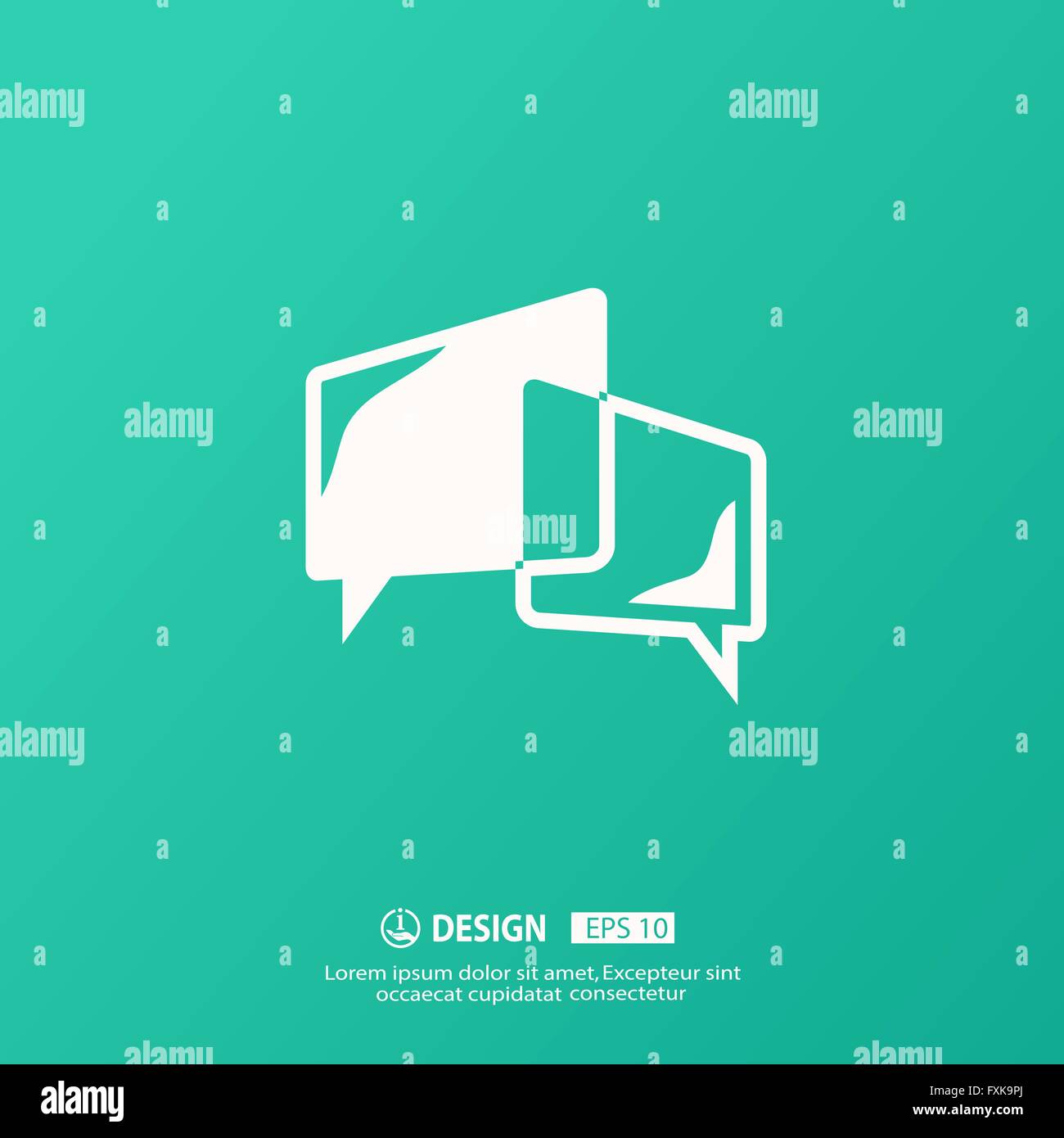 Pictograph of message or chat Stock Vector Image & Art - Alamy