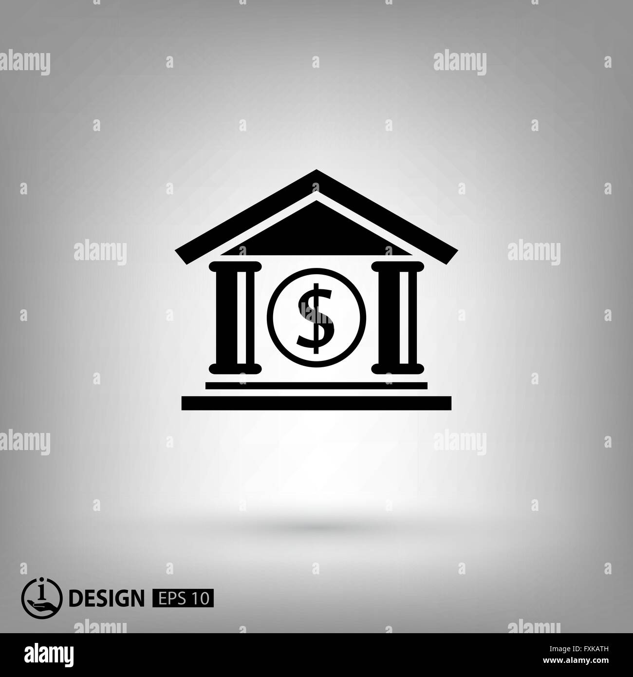 Pictograph of bank Stock Vector Image & Art - Alamy