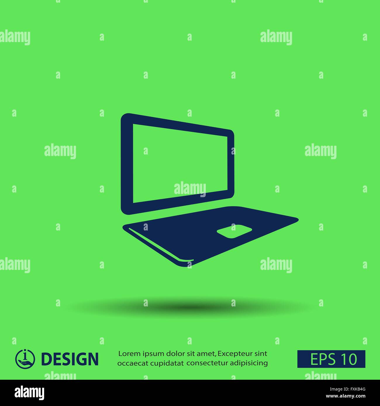 Pictograph of computer Stock Vector Image & Art - Alamy