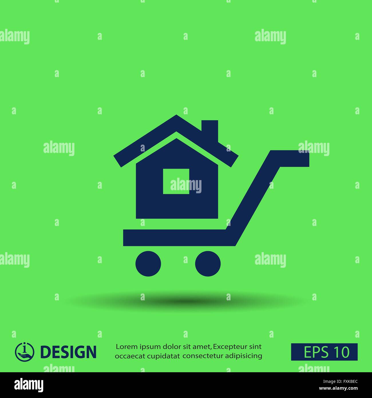 Pictograph of home Stock Vector Image & Art - Alamy