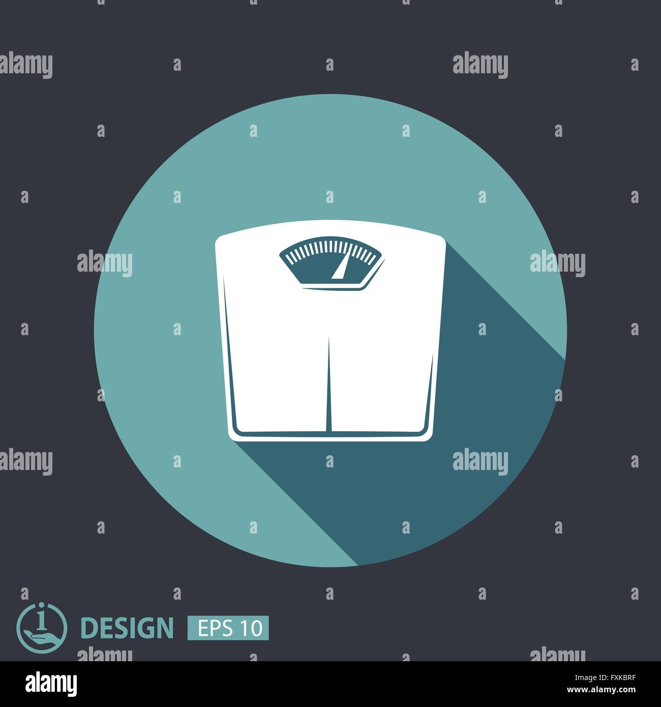 bathroom scale icon Stock Vector Image & Art - Alamy