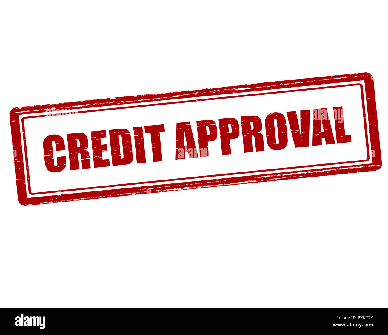 Rubber stamp with text credit approval inside, vector illustration ...