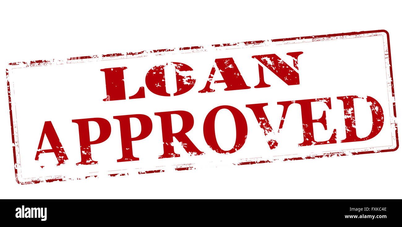 Rubber stamp with text loan approved inside, vector illustration Stock ...