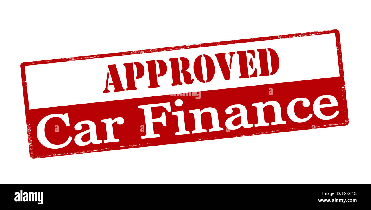 Rubber stamp with text approved car finance inside, vector illustration ...