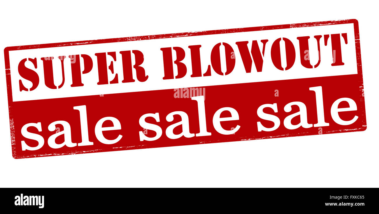 Rubber stamp with text super blowout sale inside, vector illustration ...