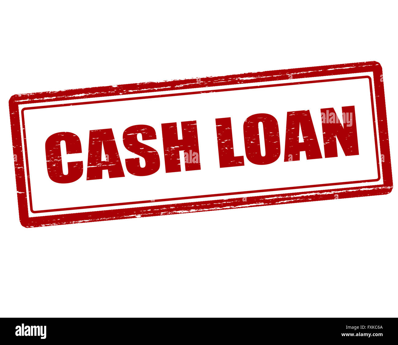 Rubber stamp with text cash loan inside, vector illustration Stock ...