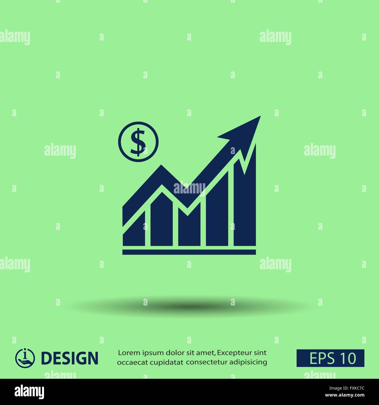 Pictograph of graph Stock Vector Image & Art - Alamy